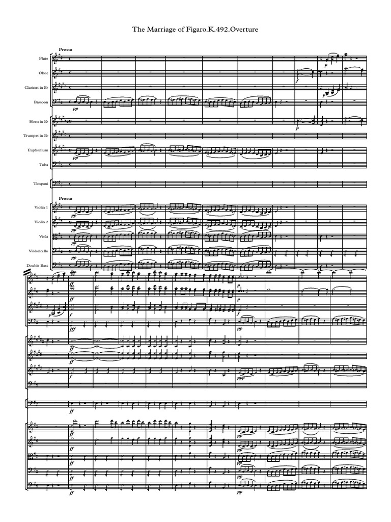 Figaro Woodwind - Score and Parts | PDF