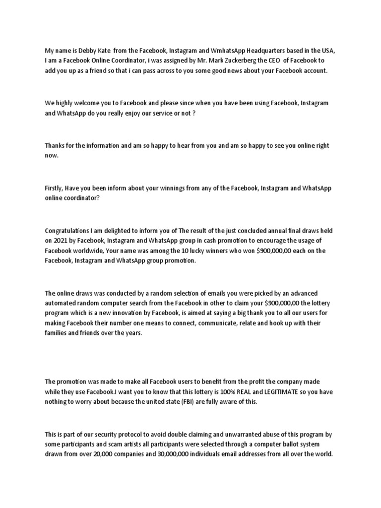 Lottery format | PDF