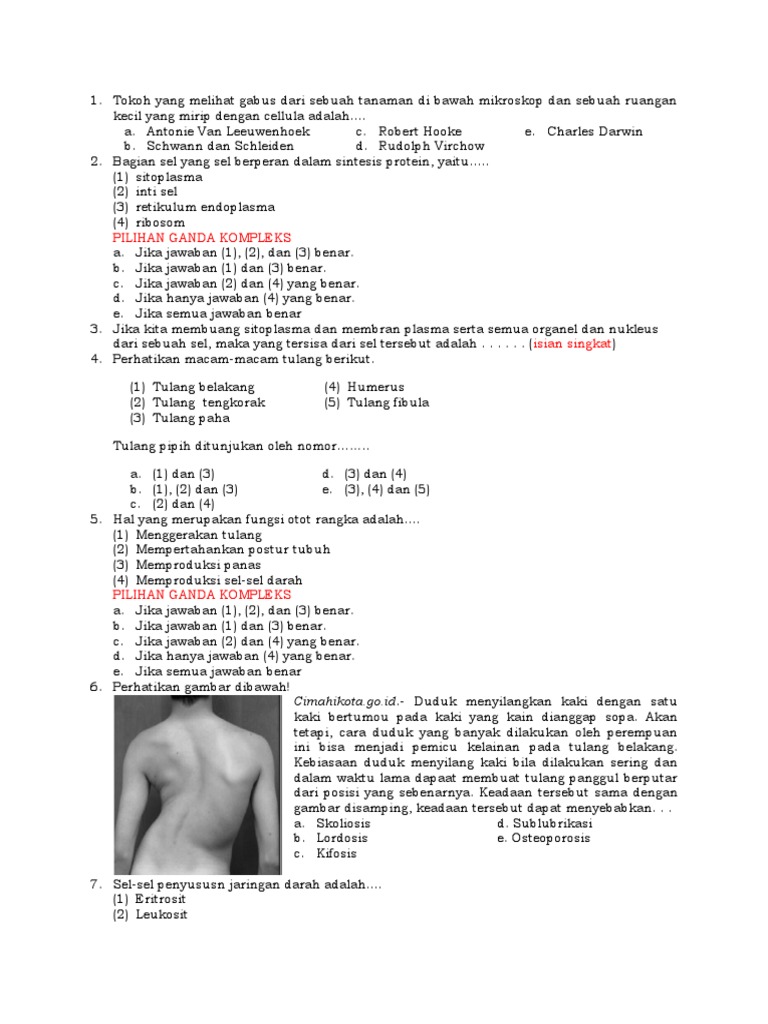 Xi Naskah Soal Pat 2023 | PDF