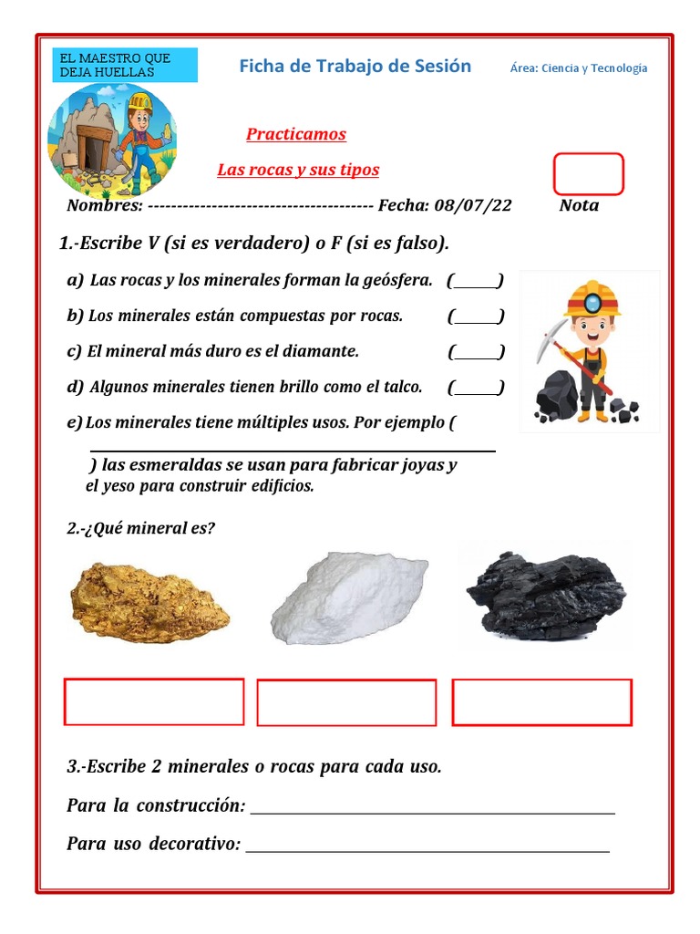 Tipos de Rocas y Sus Usos Prácticos | PDF