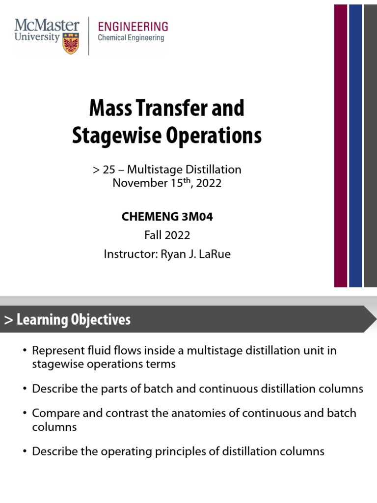 Distillation Column Operations | PDF | Distillation | Gases