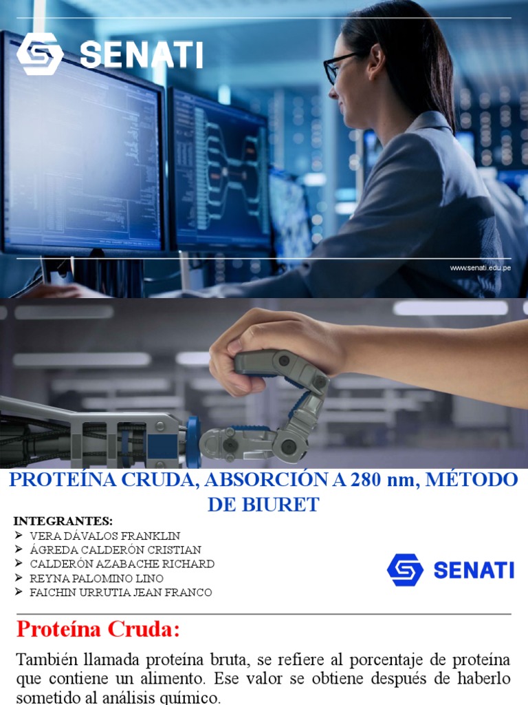 Análisis de Proteína Cruda y Biuret | PDF | Proteínas | Absorción (Química)