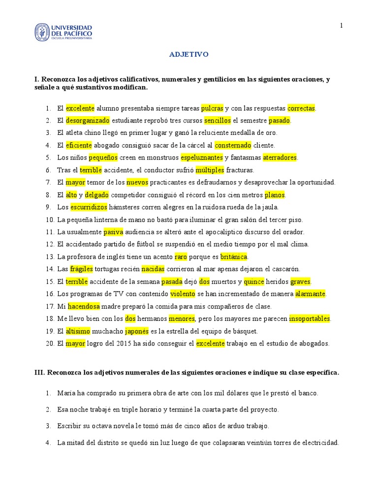 2 Adjetivo | PDF
