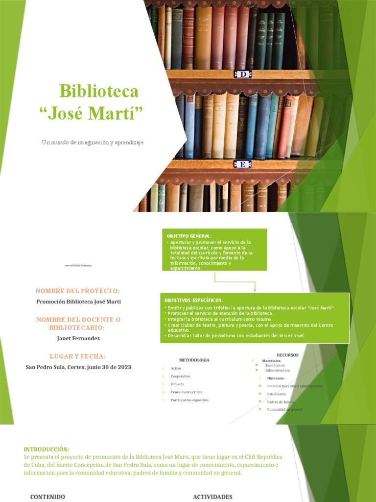 Proyecto de Biblioteca | PDF