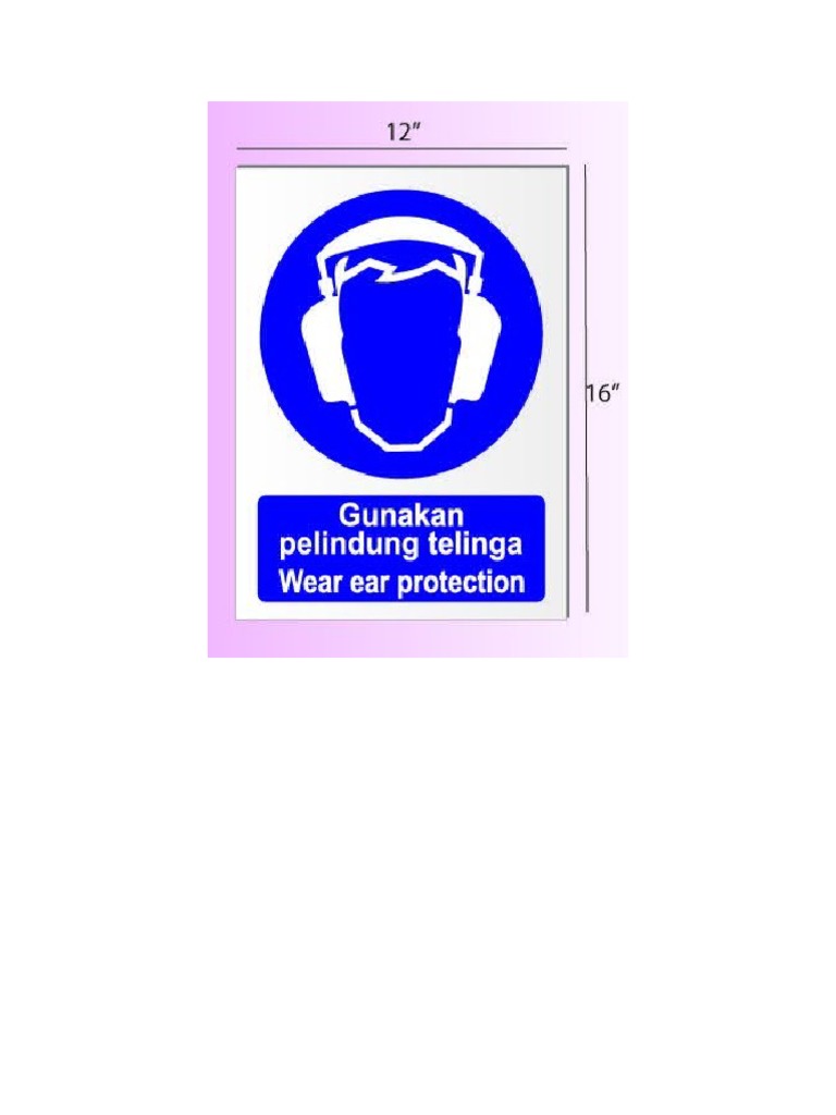 Rambu Pelindung Telinga | PDF