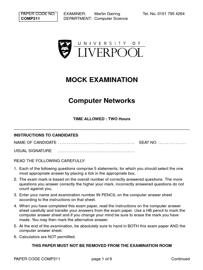 Mock - of The Exam - Solution | PDF