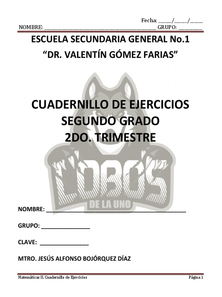 Cuadernillo Segundo T2 | PDF