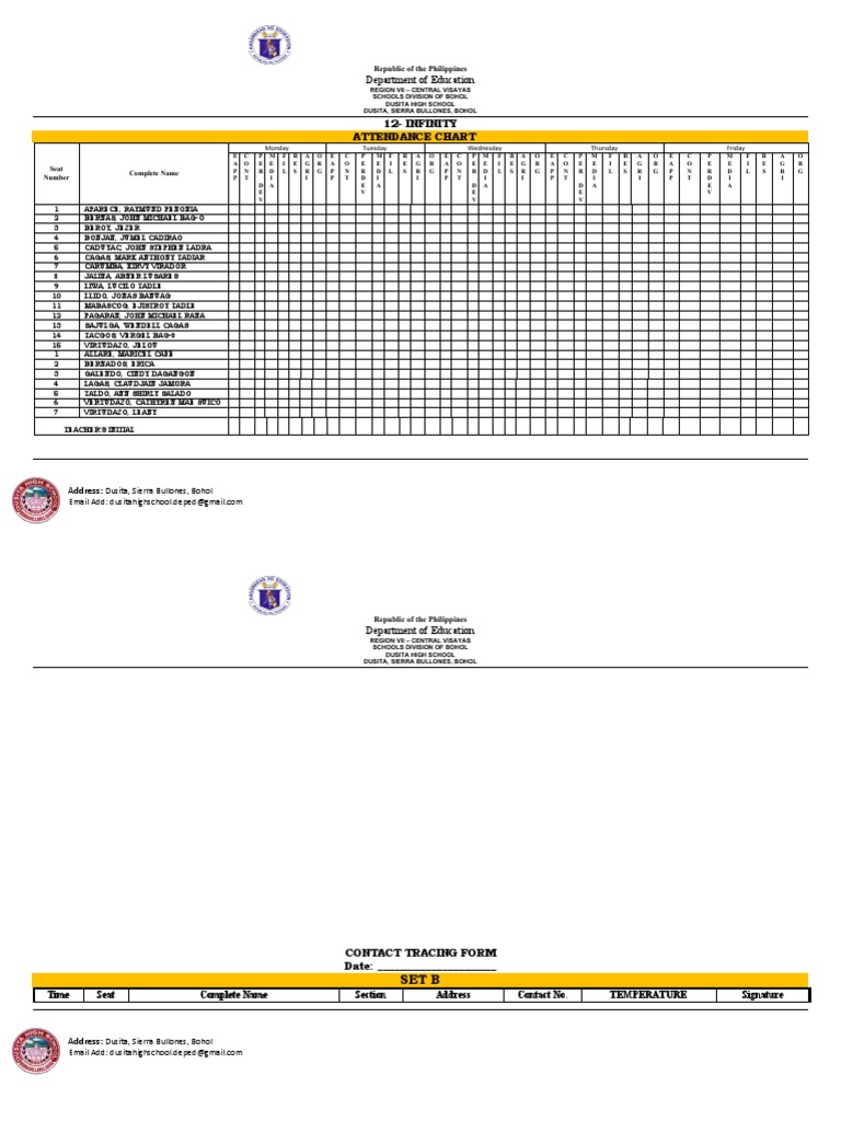 Contact Tracing Infinity | PDF
