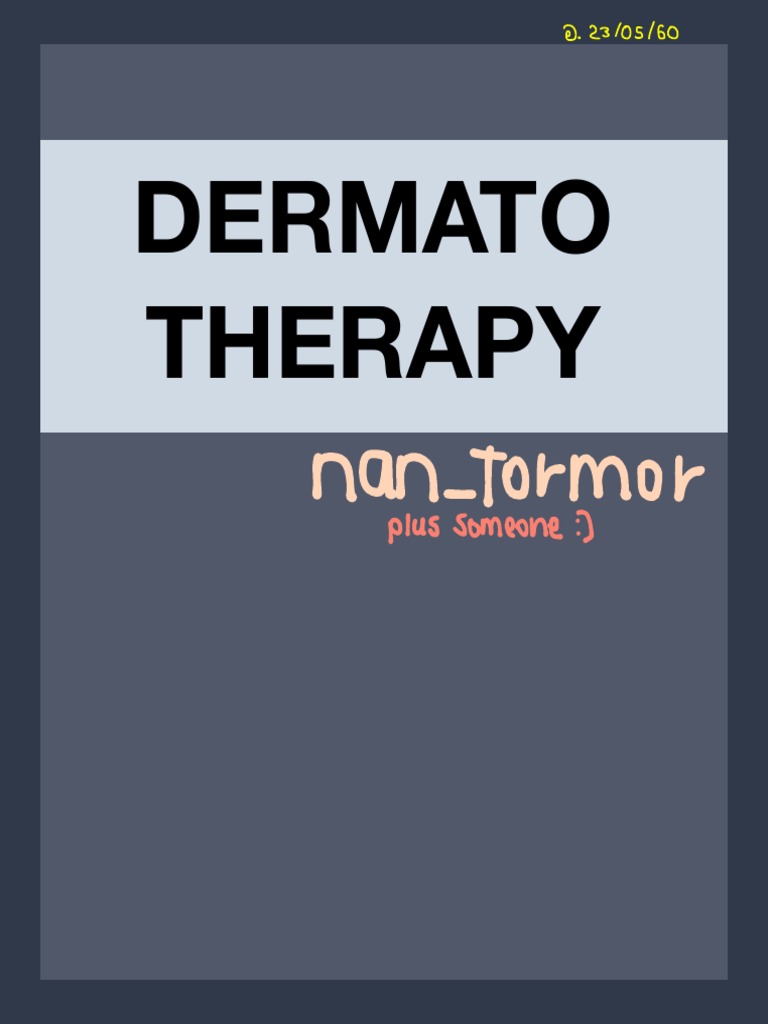Dermato Therapy | PDF