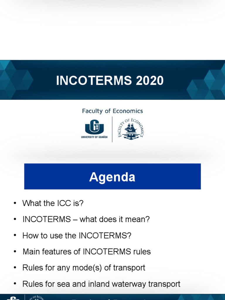Incoterms 2020 | Download Free PDF | Business | Economies