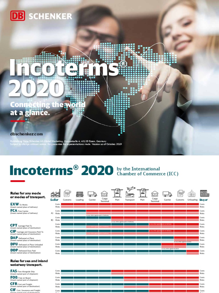 Incoterms 2020 Eng DB Schenker Chart | PDF | Business Law | Freight ...