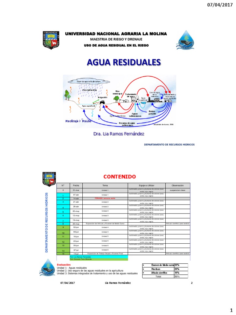 Unidad 1 - Aguas Residuales 2 | PDF
