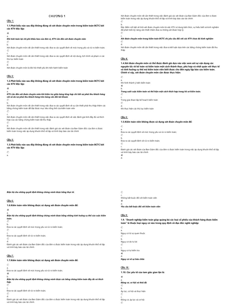 KTNC 3 Chương Đầu | PDF