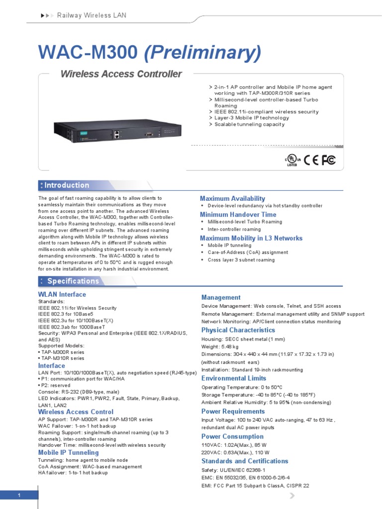 Wac-M300 20230217 1 | PDF
