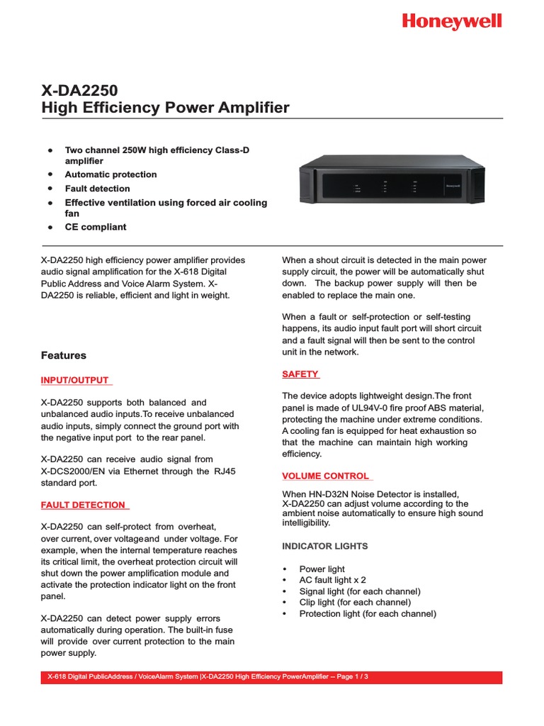 Datasheet X-DA2250 EN2.4 | PDF | Technology & Engineering