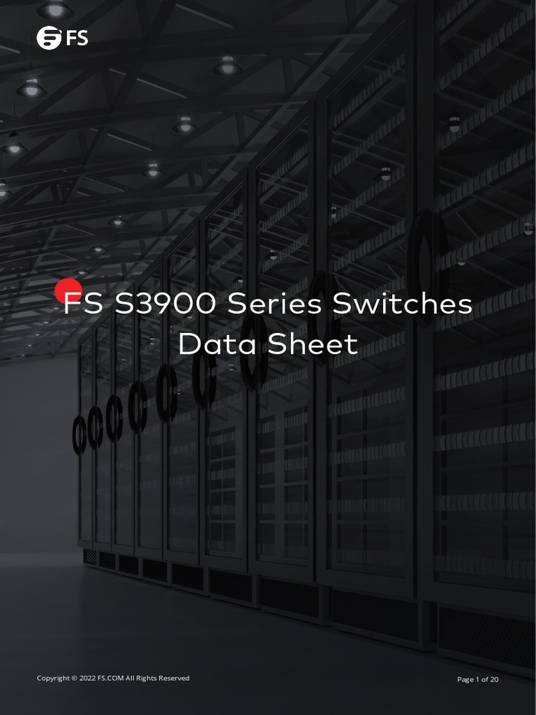 S3900-24F4S - 20-Port Gigabit Ethernet L2 | PDF | I Pv6 | Network Switch