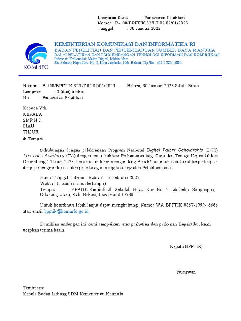 Kementerian Komunikasi Dan Informatika Ri | PDF