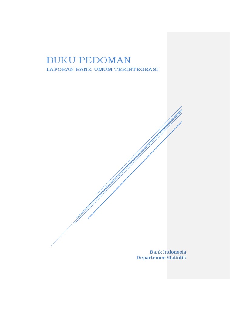 Pedoman Laporan Bank Umum | PDF