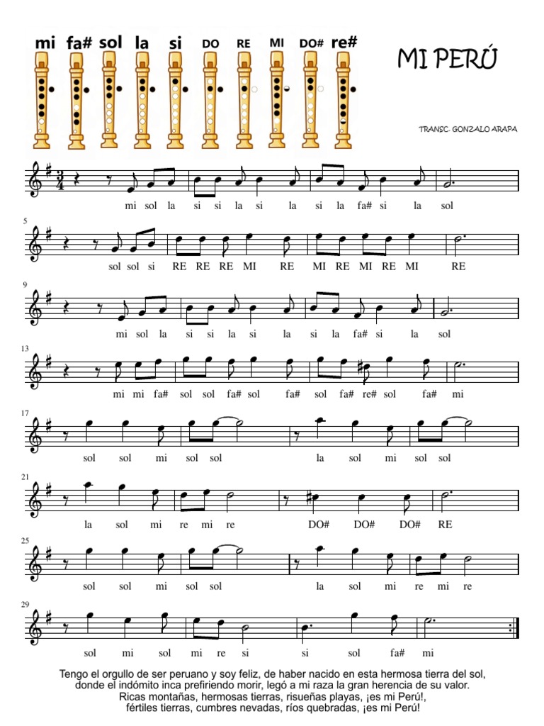 MI - PERU Flauta | PDF