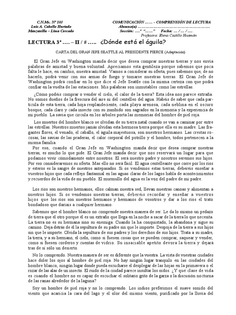 Dónde Está El Águila | PDF