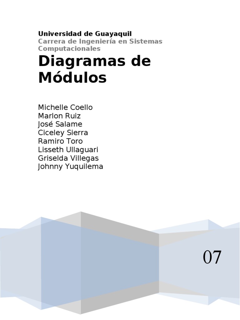 Diagrama de Modulos | PDF | .NET Framework | Objeto (informática)