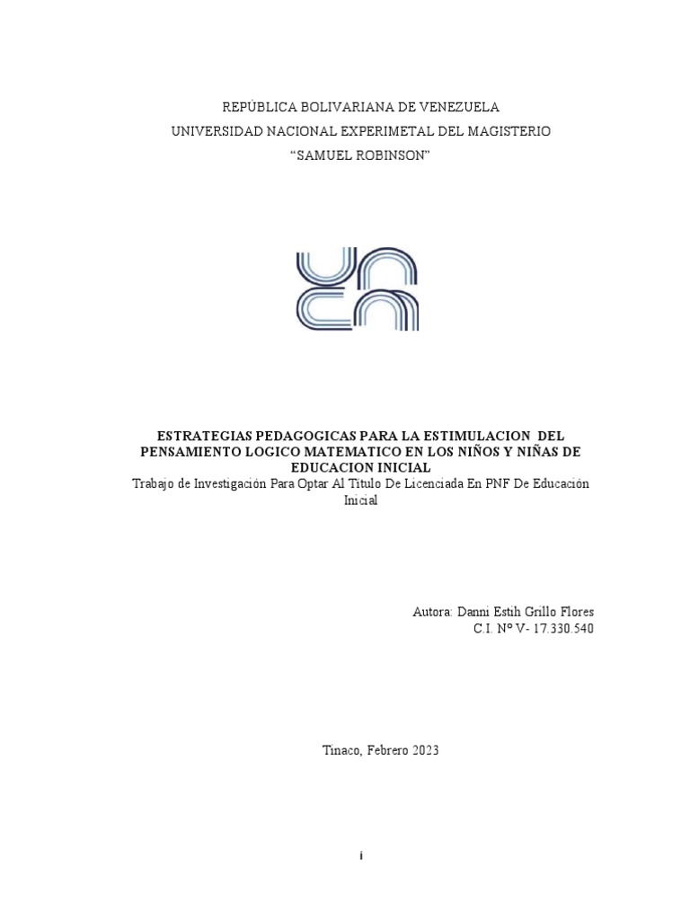 Trabajo de Investigacion Danny Grillo Completo | PDF