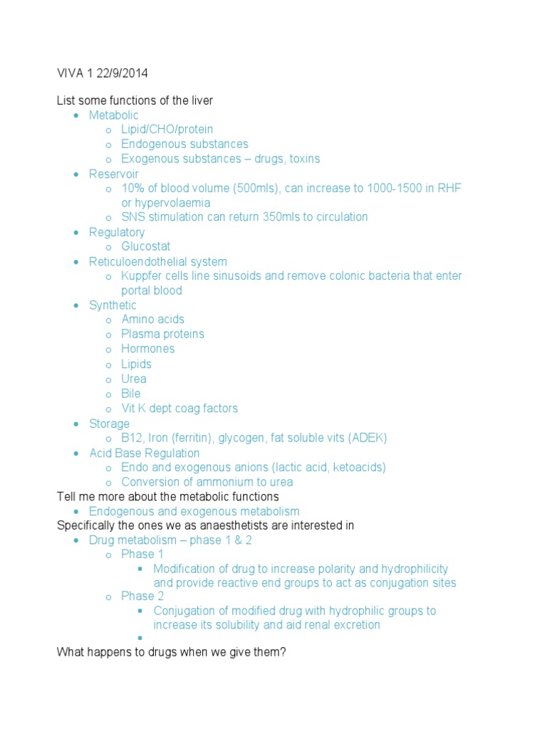 Viva 1 | PDF | Drug Metabolism | Heart