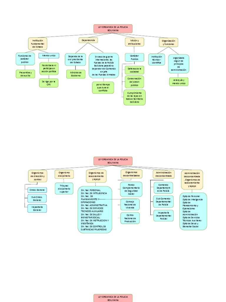 Tema 2 Mapa Conceptual | PDF | Policía | Oficial general