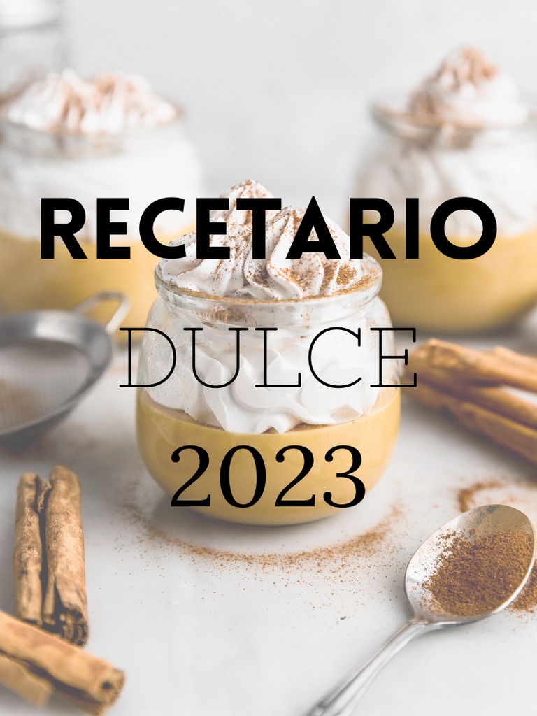 Recetario Dulce | PDF | Galleta | Tortita