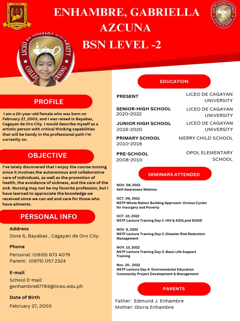 Nursing Student Profiles and Goals | PDF | Nursing | Health Care