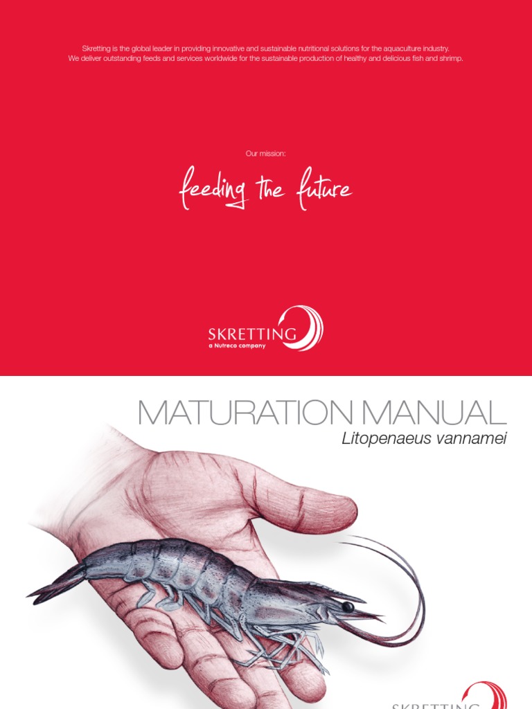 Maturation Manual Litopenaeus Vannamei (Aug2017) | PDF | Spawn (Biology) | Water