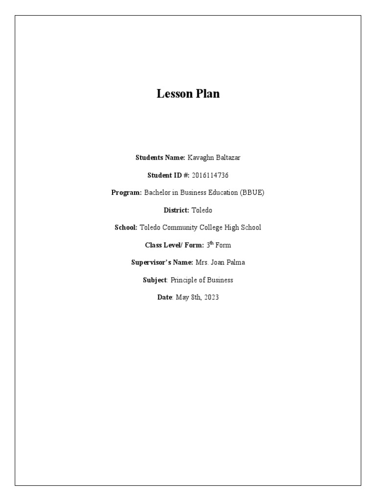 Business Contract Characteristics Lesson | PDF | Offer And Acceptance ...