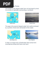 Types of Landforms and Bodies of Water Powerpoint | PDF | River | Lake