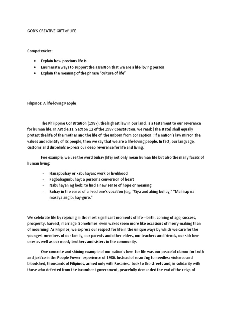 Grade 12 Module (Life) | PDF