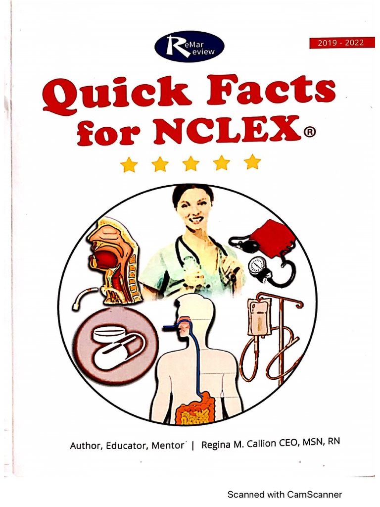 Remar Review Quick Facts for Nclex 2019 | PDF