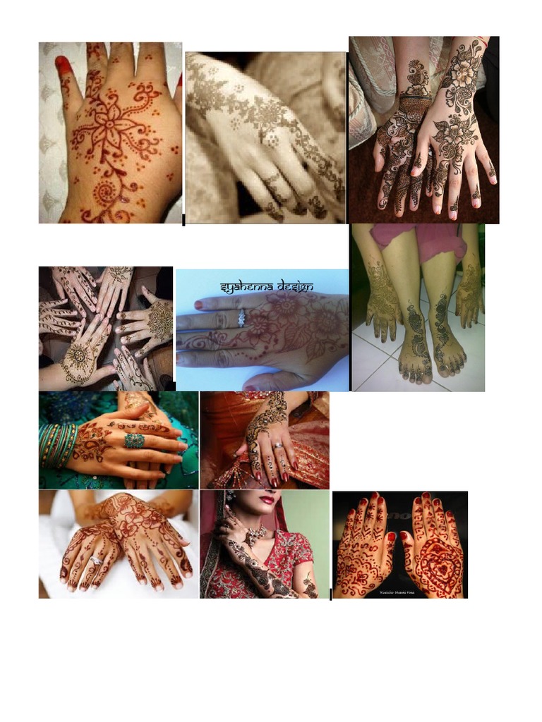 Motif Henna Print | PDF