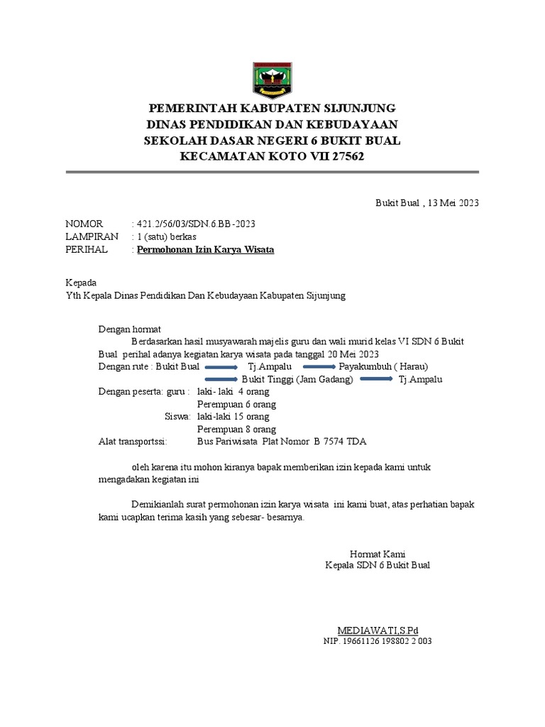 Surat Izin Jalan Jalan | PDF