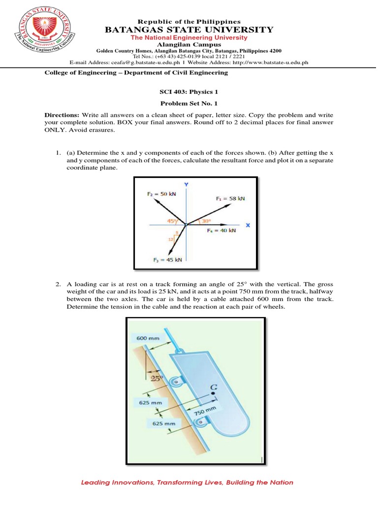 Pset 1 Sci 403 | PDF