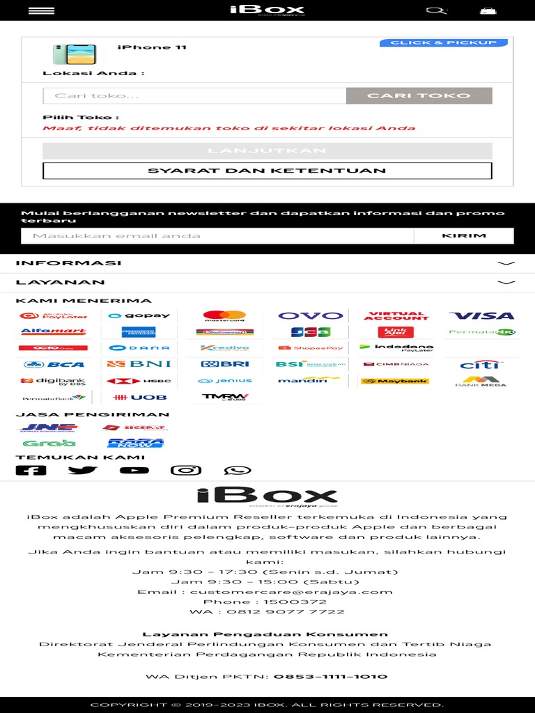 Ambil Di Toko Iphone 11 IBox Online Store | PDF | Karier & Perkembangan | Bisnis