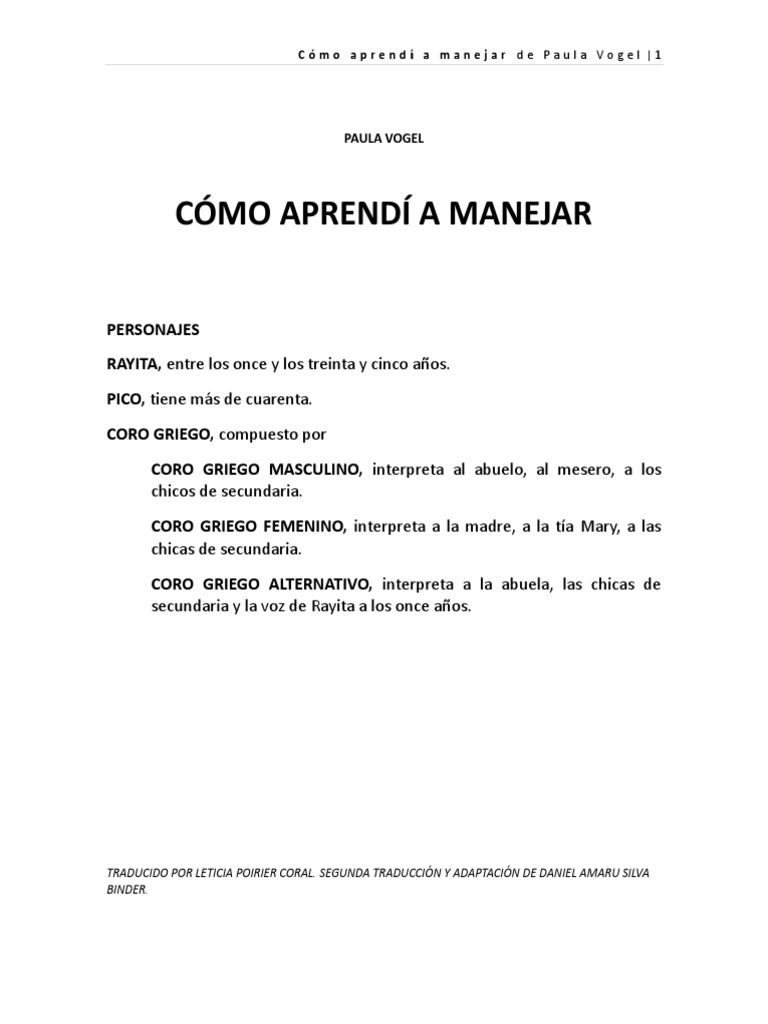 COMO APRENDI A MANEJAR | PDF