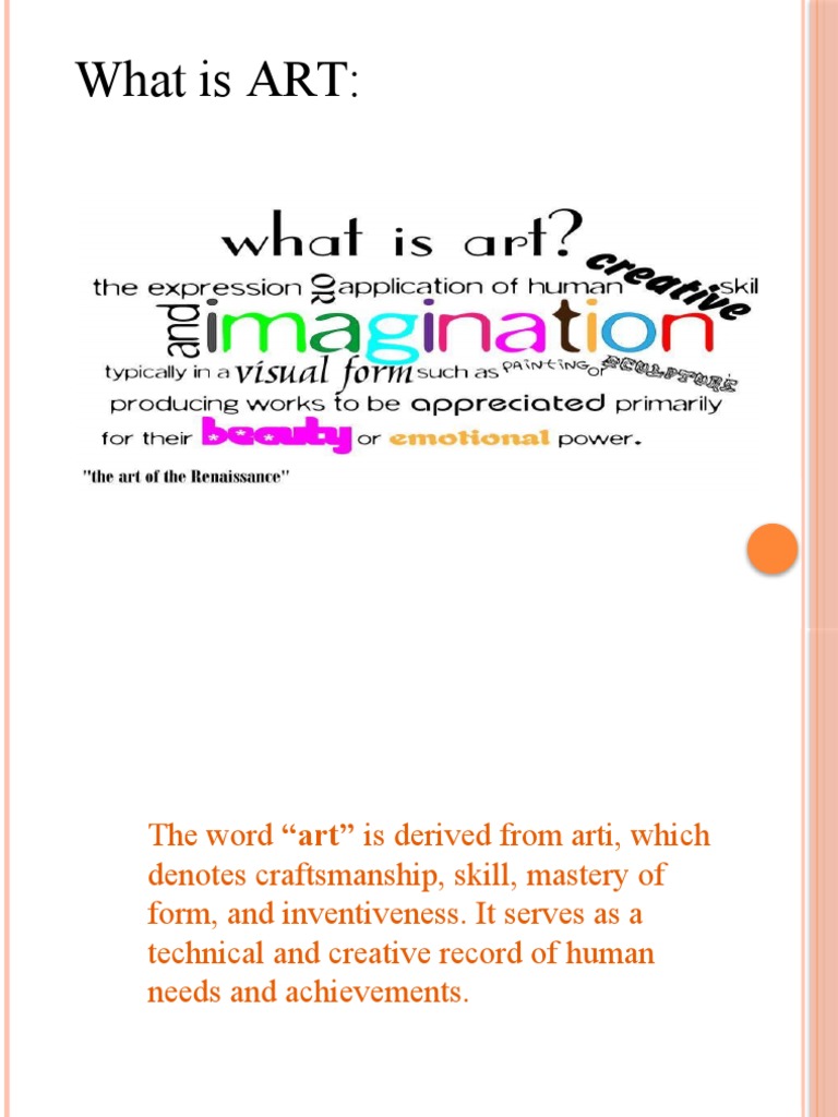 Lesson 1 Art Appreciation | PDF