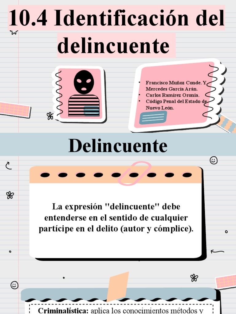 Identificación Del Delincuente | PDF | Huella dactilar | Crímenes