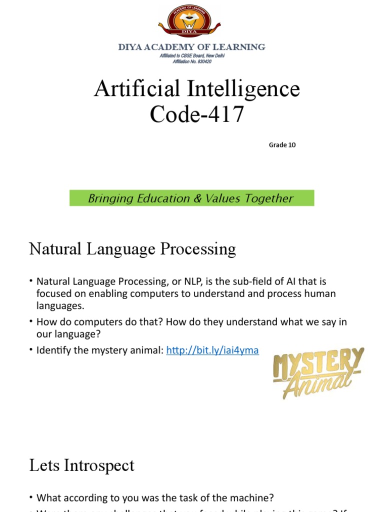 AI-Natural Language Processing | PDF