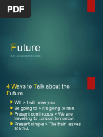 Future Forms - Expressing Future Time - Test-English | PDF | Linguistic ...