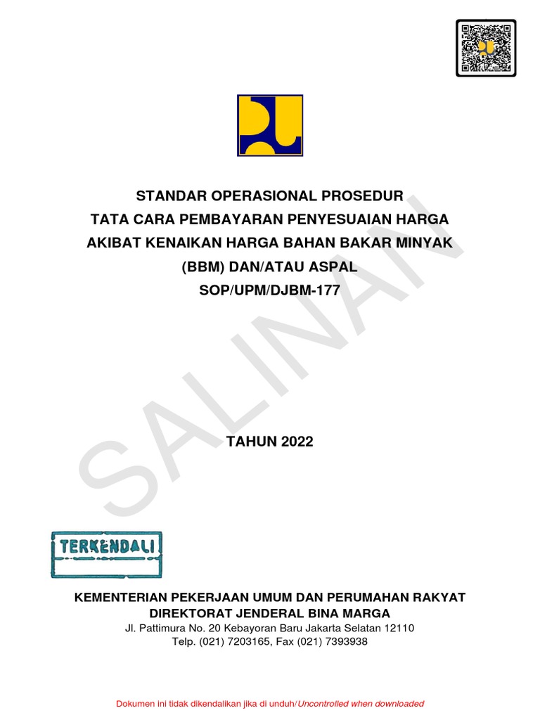 Sop BBM | PDF