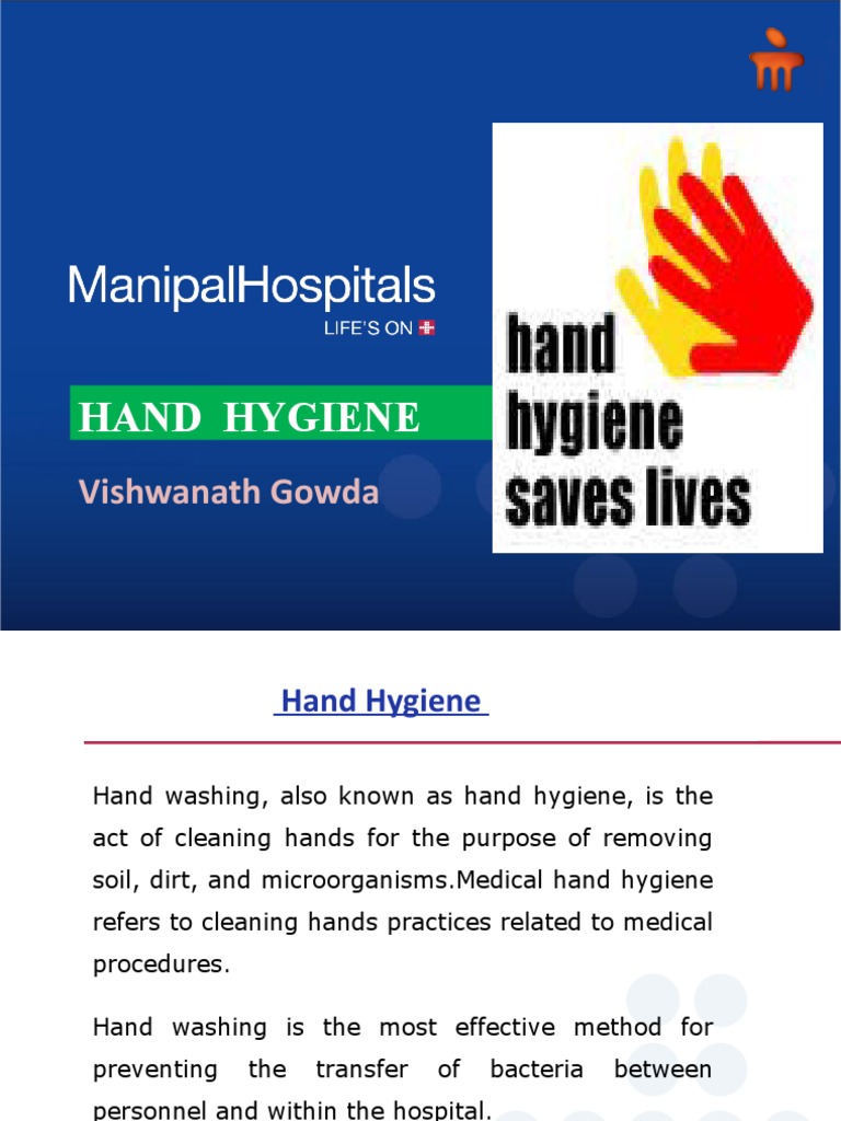 Hand Hygiene Training Pdf Hand Washing Hygiene