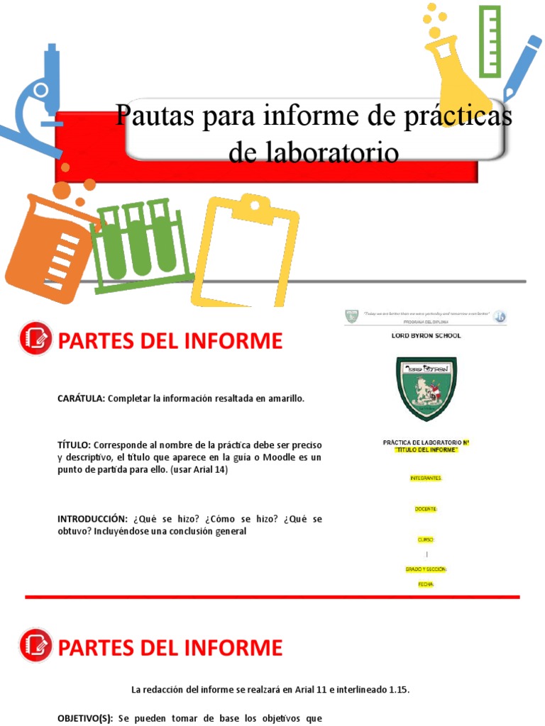 Pautas para Elaboración de Informe | PDF | Science