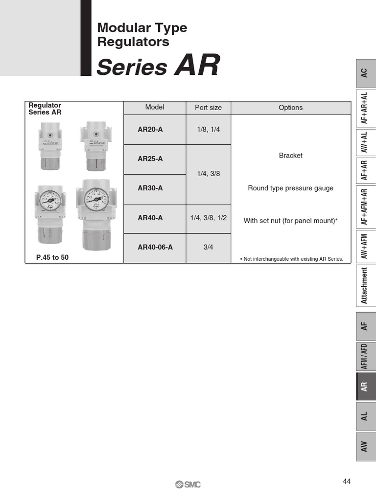 AR Regulator SMC | PDF