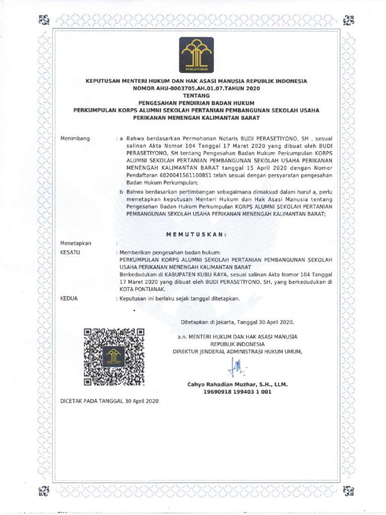 DOKUMEN KORAL SPP SUPM KALBAR | PDF