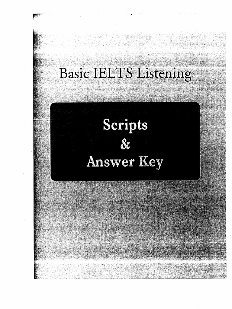 Basic Ielts Listening Key | PDF